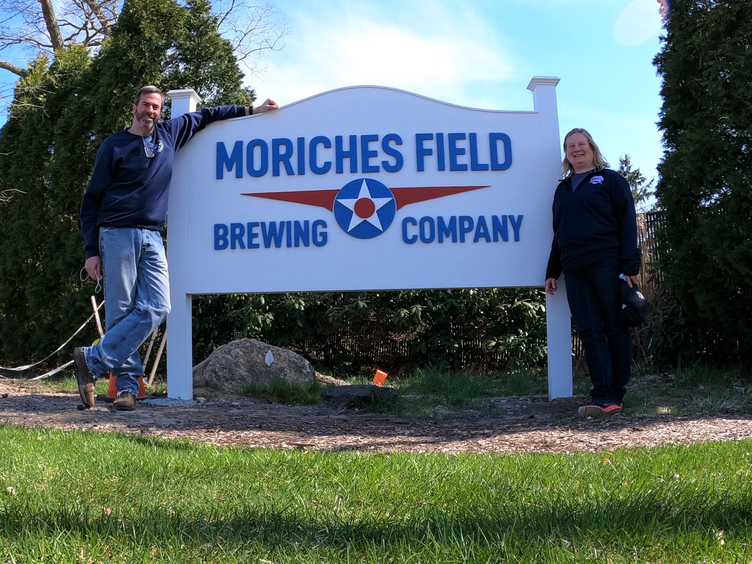 A positive sign! - Moriches Field Brewing Company